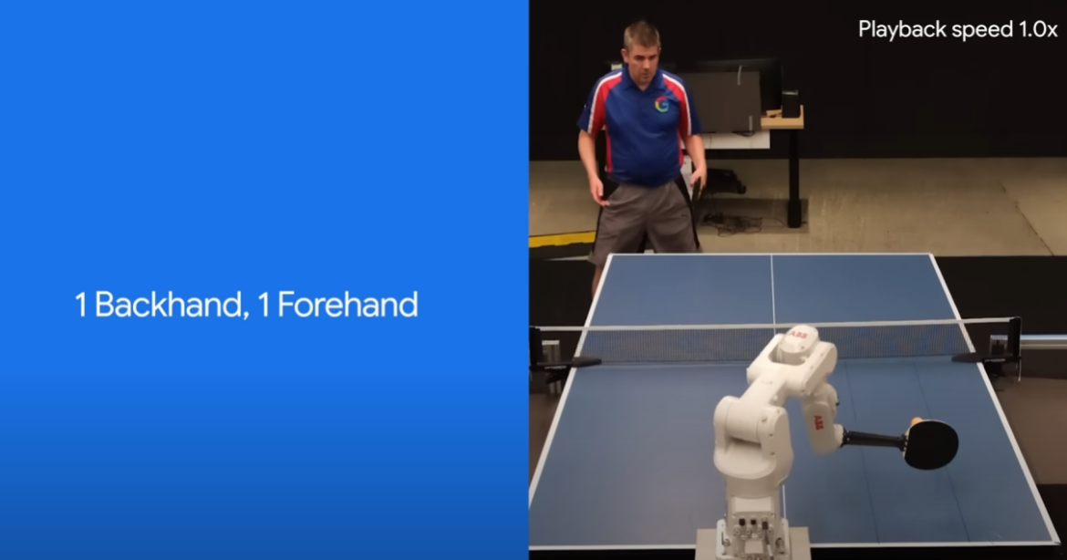 Google's DeepMind AI: Il défie l'humain au tennis de table Google's DeepMind AI: Il défie l'humain au tennis de table